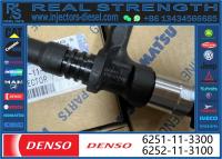 China 2950502750 Common Rail Fuel Injector 295050-2750 6251-11-3300 for sale