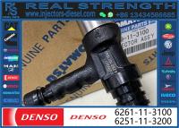 China Fuel Injector 6261-11-3100 6261113100 095000-6120 for Komatsu Diesel Engine SAA6D140E-5 Excavator PC600-8 PC700-8 for sale