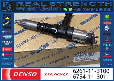 China Fuel Injector 6261-11-3100 6261113100 095000-6120 for Komatsu Diesel Engine SAA6D140E-5 Excavator PC600-8 PC700-8 for sale