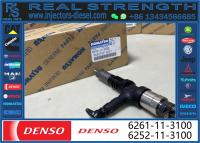 China Fuel Injector 6261-11-3100 6261113100 095000-6120 for Komatsu Diesel Engine SAA6D140E-5 Excavator PC600-8 PC700-8 for sale