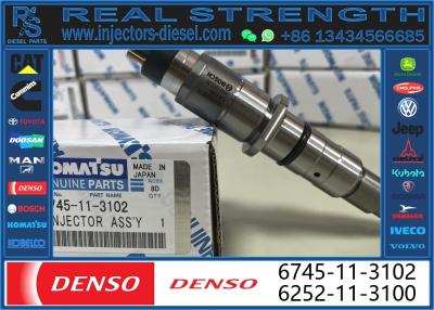 China Truck Engine Parts Common Rail Diesel Fuel Injector 0445120236 6745-11-3102 6745113102 With DLLA118P2203 for sale