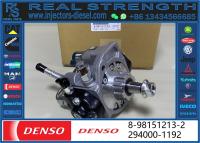 China Common Rail Fuel Injection Pump 8-98151213-2 294000-1522 Diesel Engine Parts Fuel Pump for sale