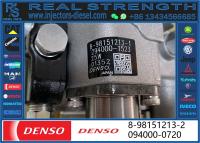 China Common Rail Fuel Injection Pump 8-98151213-2 294000-1522 Diesel Engine Parts Fuel Pump for sale