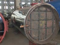 China LSK  BV / ABS / RS 7-10 Bar exhaugst Gas Boilers  Marine steam boiler for sale