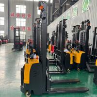 China 1 ton 1000kg lightweight all-electric stacker lift 3000mm pallet stacker with polyurethane wheels for sale