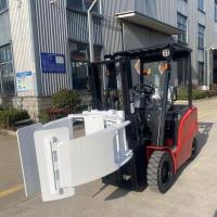 China Factory direct forklift electric 3 ton material handling truck high quality AC battery forklift with paper roll clamps for sale