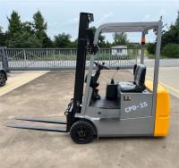 China 2 Ton 3 Meters Electric Standing Forklift Electric Counterbalanced Forklift Truck for sale
