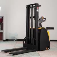 China Hot sale with power display meter AC drive system 2ton 2.5ton 2m 2.5m electric pallet stacker with pedals for sale