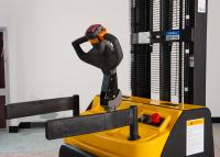 China Hot sale with power display meter AC drive system 2ton 2.5ton 2m 2.5m electric pallet stacker with pedals for sale