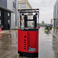China 4.5m 5m lifting height Standing electric reach forklift trucks small turning radius for supermarket storage for sale