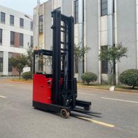 China Battery Reach Trucks seated Warehouse Electric Stacker 1.5 Ton 3m Electric Reach Trucks Forklift for sale