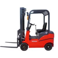 China Safe and reliable four wheel 1.5 ton 48v motor battery electric forklift with durable and solid core wheel for sale