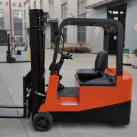 China 48V 3 Wheel Electric Forklift Electric Counterbalance Forklift 1000kg 1500kg Load Capacity for sale