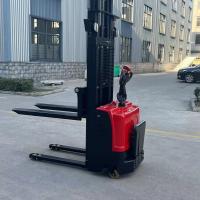 China 1 Ton 1.5 Ton Lightweight Electric Stacker Truck Lightweight Forklift With Pedals for sale
