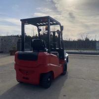 China 48V 1 Ton 2 Ton 4 Wheel Electric Forklift Lift Height 3000mm 6000Mm Electric Stacker Truck for sale