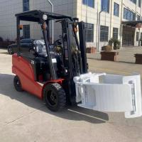 China 4 Wheel Warehouse Electric Lift Durable 3000kg 3 Ton Electric Forklift With Paper Roll Clamp for sale