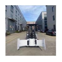 China 48 Volt 4 Wheel Electric Forklift Seated 2.5 Ton 4.5m Electric Fork Truck With Clamps for sale