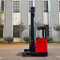 China 1t 1.5t 2t Electric Reach Trucks 5m 6m Seat Mounted Forklift for sale