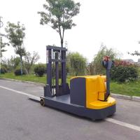 China 1ton 1000kg 2m 2.5m Narrow Aisle Counterbalanced Stacker Pedestrian Straddle Stacker for sale