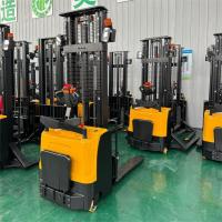 China 1500 Kg 1.5t 3000mm 3m 3.5m Lightweight Electric Pallet Stacker Load Small Tonnage Forklift for sale
