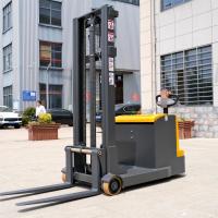 China Electric Counterbalanced Walkie Stacker Capacity 3300lbs Lifting Height 177inch for sale