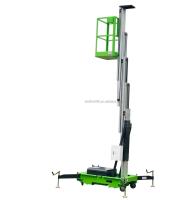 China Customized 6M Single Mast Aluminum Alloy Hydraulic Lift for Aerial Work Applications for sale