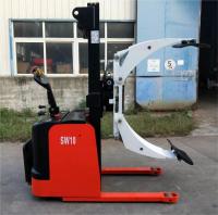China Rotating 180 360 degrees Full Electric Clamp Electric Stacker 1000kg 1500mm with Paper Roll Clamp for sale