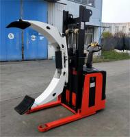 China Rotating 180 360 degrees Full Electric Clamp Electric Stacker 1000kg 1500mm with Paper Roll Clamp for sale