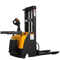China 3t 3000kg 4.5m 4500mm Heavy Duty Standing On Full Electric Stacker With CE Certificate for sale