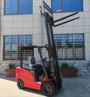 China 2.5 Ton 3 Ton 3.5 Ton 3 Meter Four Wheel Electric Forklift With 2 Mast Stage Used In Warehousing And Logistics Industry for sale