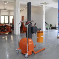 China CE Approved Semi Electric Pneumatic Roll Turner Stacker With Electric Lifting And Rotation for sale
