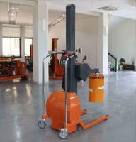China Semi Electric Pneumatic Roll Turner Stacker CE Certificate For Handling Paper Roll for sale