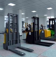 China 1.5ton 6000mm Heavy Duty Standing On Full Electric Stacker for Warehousing and Distribution for sale