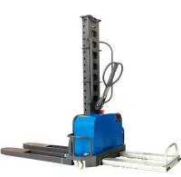 China 500kg 1500kg Semi Electric Portable Stacker Automatic Stacker Forklift for van use for sale