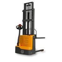 China 1.5 Ton 2 Ton 1.6m Electric Pallet Stacker Warehouse Electric Walkie Stacker Forklift for sale