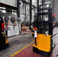 China Full Electric Walkie Stacker lift 4000mm 4500mm load 1.6ton with Night Light and horn for sale