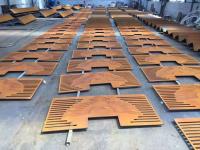China Corten Weathering Steel Sheet Garden Edging Metal Lawn Edge Installation 5mm for sale