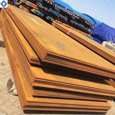 China S235JR Weathering Steel Sheet Hot Rolled Chequered Plate 2-100mm Thick for sale