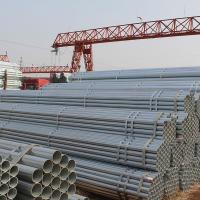 China Welded Steel Gi Pipe Galvanized Coated Surface 10 - 80 mm Outer Diameter for sale