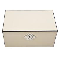 China Custom Luxury Glossy Jewelry Box with Mirror - MDF Construction, Velvet Interior, REACH & FSC Certified Display Case for sale