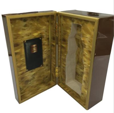 China Custom Printed Wine Boxes with 17-Layer Finish - Oak, Walnut & Rosewood Options for Premium Storage for sale