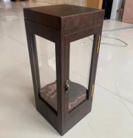 China Custom Wooden Wine Box with Clear Lid - Eco-Friendly MDF Packaging for Whiskey & Champagne Bottles for sale
