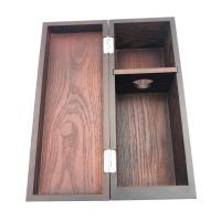 China Wooden Wine Bottle Boxes Sustainable Shockproof With Custom Logo for sale