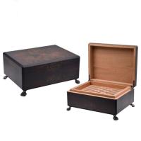 China Handmade Wooden Cigar Humidor 15 to 20 Count Box with Humidification System for sale