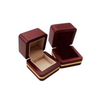 China Handmade Wood Jewelry Box with Lacquer Finish & Velvet Interior - 0.5-0.7g/cm³ Density, 8-12% Moisture Content for sale