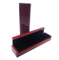 China Custom High Gloss Wooden Jewelry Box 20x15x5 cm Velvet Interior for sale