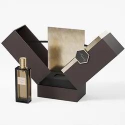 China Luxury Double Door Perfume Gift Box High Gloss Lacquer Finish E1 MDF Customizable 200x150x100mm for sale