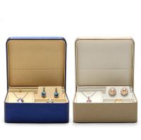 China Double Layer PU Coated Jewelry Box with Custom Logo - EU REACH & US CPSIA Certified Packaging Case for sale