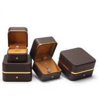 China Custom Luxury Faux Leather Jewelry Box with Velvet Interior - Multiple Sizes & Branding Options for sale