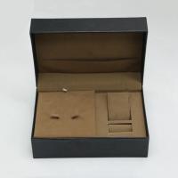 China Customizable Leather Jewelry Box with Gold Stamping for Watch and Jewelry Storage for sale